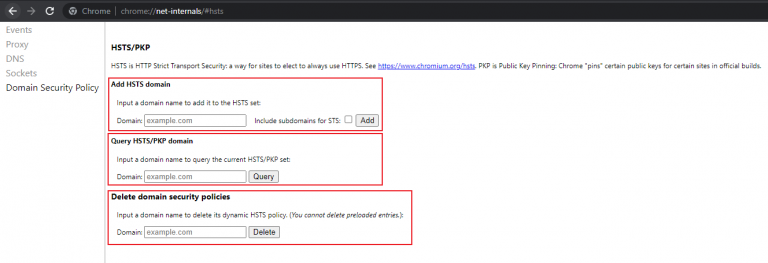 How To Disable Hsts In Chrome And Firefox Clear Hsts Settings
